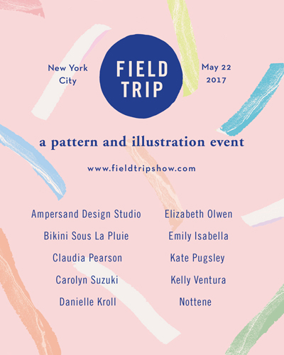 print & pattern: DESIGN SHOW 2017 - field trip nyc