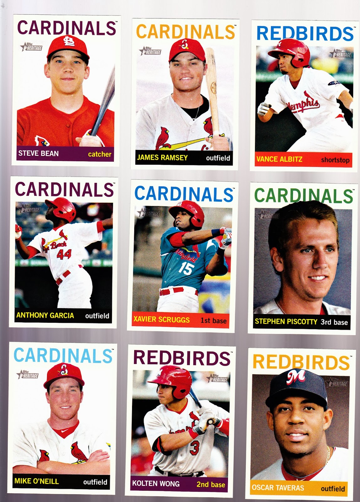 Cardinal Baseball Cards