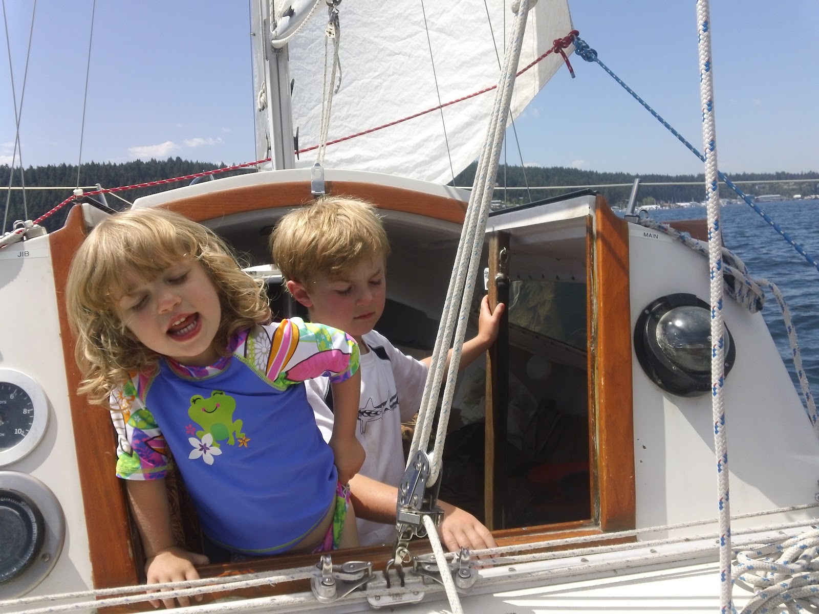 Matt, Kyra & Family: A Sailboat