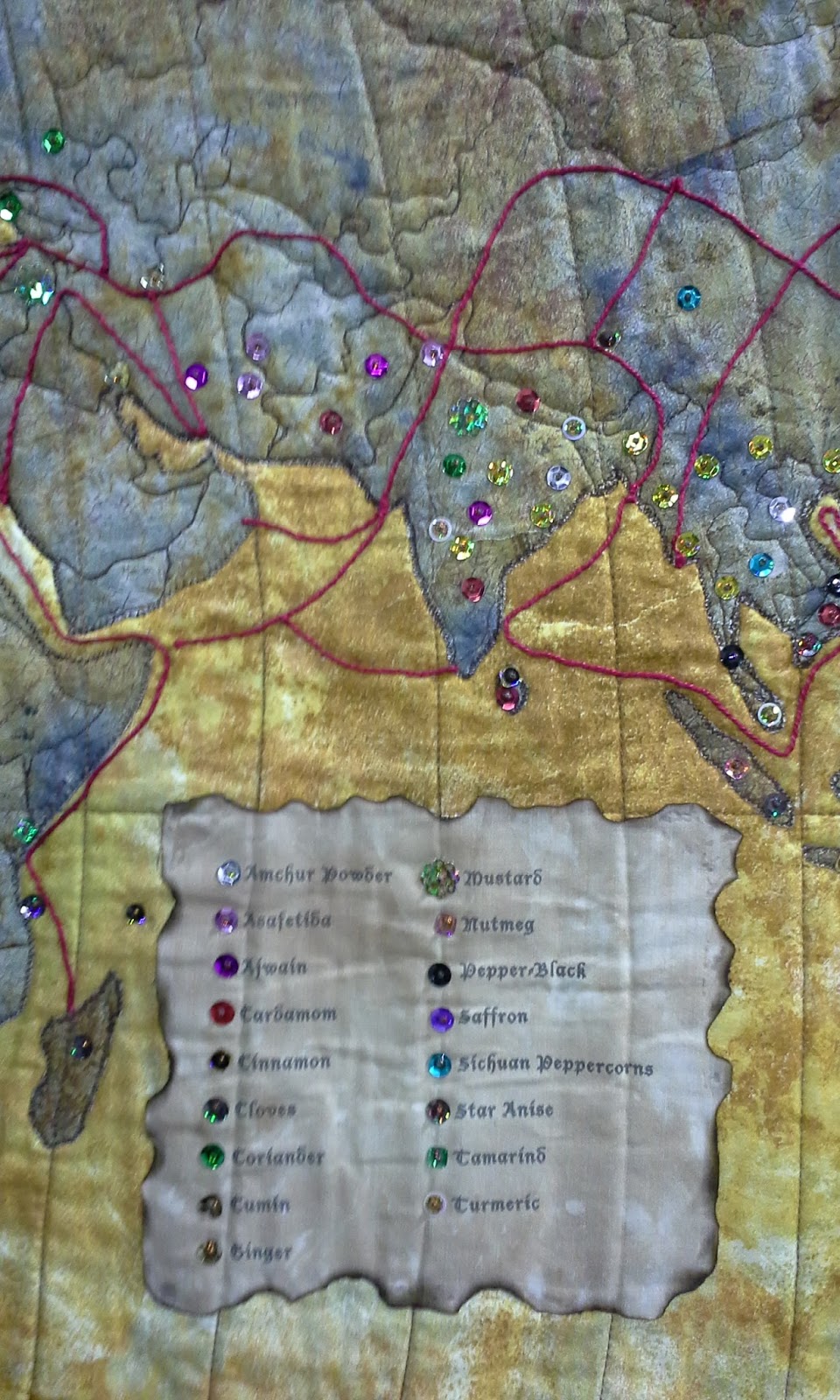 This Quilting Mama: Along the Spice Route