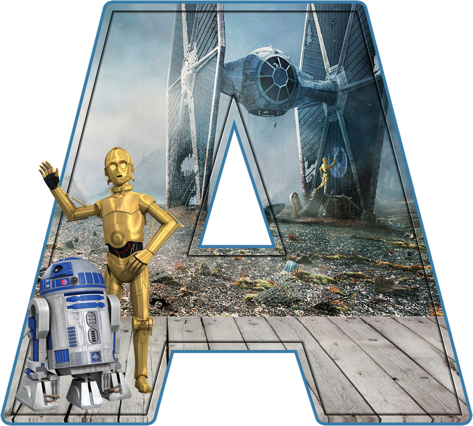 Alfabeto Decorativo: Alfabeto - Star Wars 2 - PNG - Letras - Maiúsculas ...