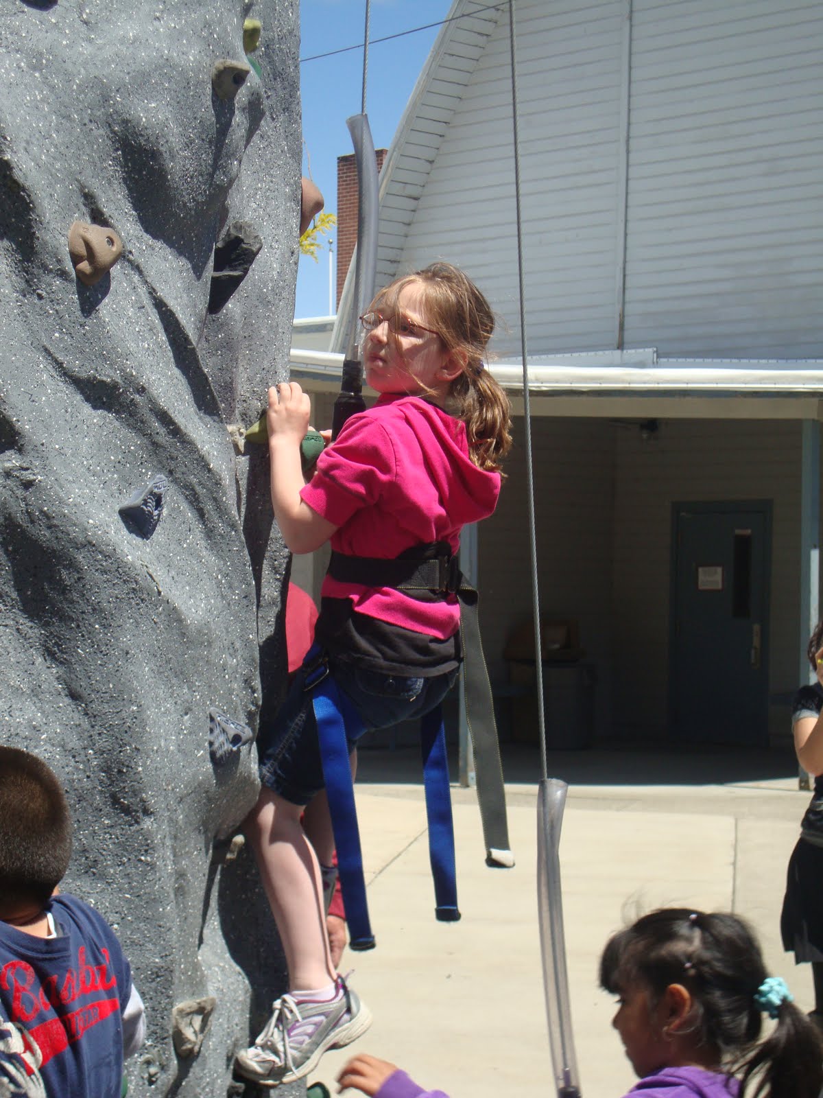 Delaney is a ROCK climbing STAR!