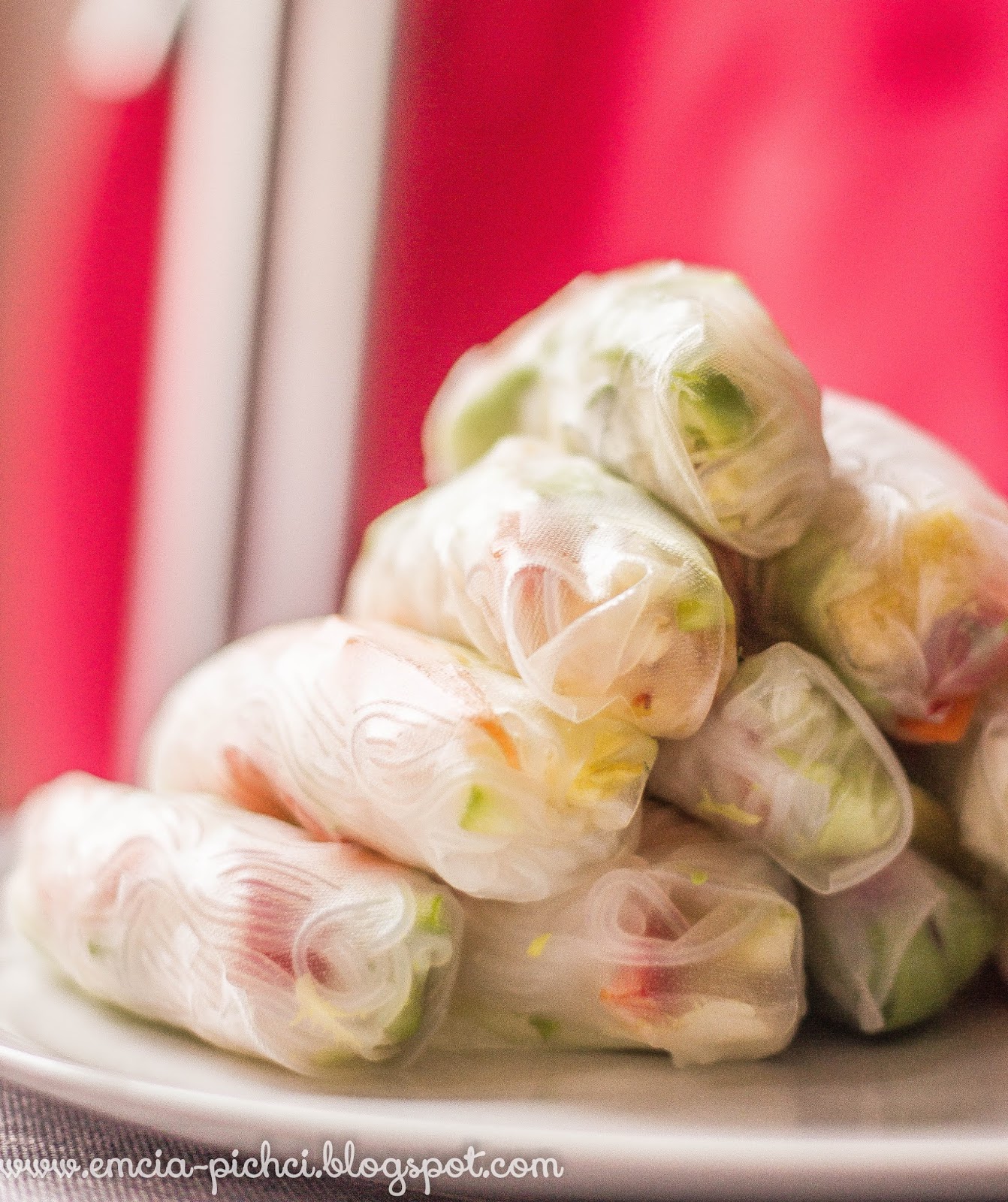 Emcia Pichci!: WARZYWNE SPRING ROLLS