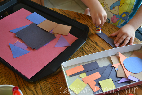 Get Crafty: Shape Collages - Creative Family Fun
