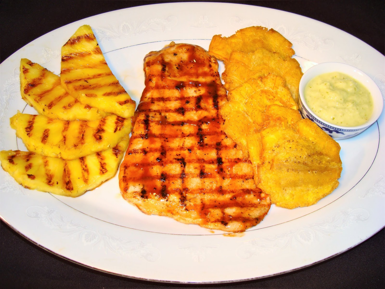 LA COCINA DEL POLLO: PECHUGA DE PAVO GRILLADA AL B.B.Q. PIÑA GRILLADA ...