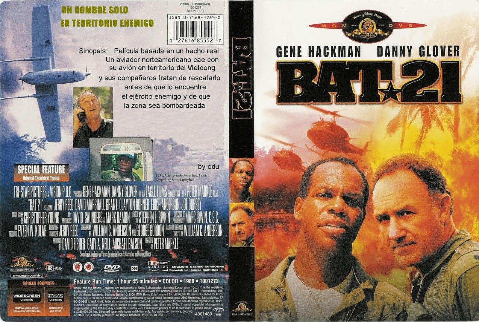 Caratulas y etiquetas: BAT-21