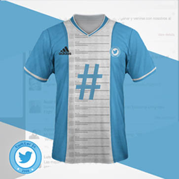 Social Media Football Kits - Facebook, Twitter and Instagram Shirts ...