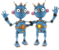 Cartoon Characters: Little Robots