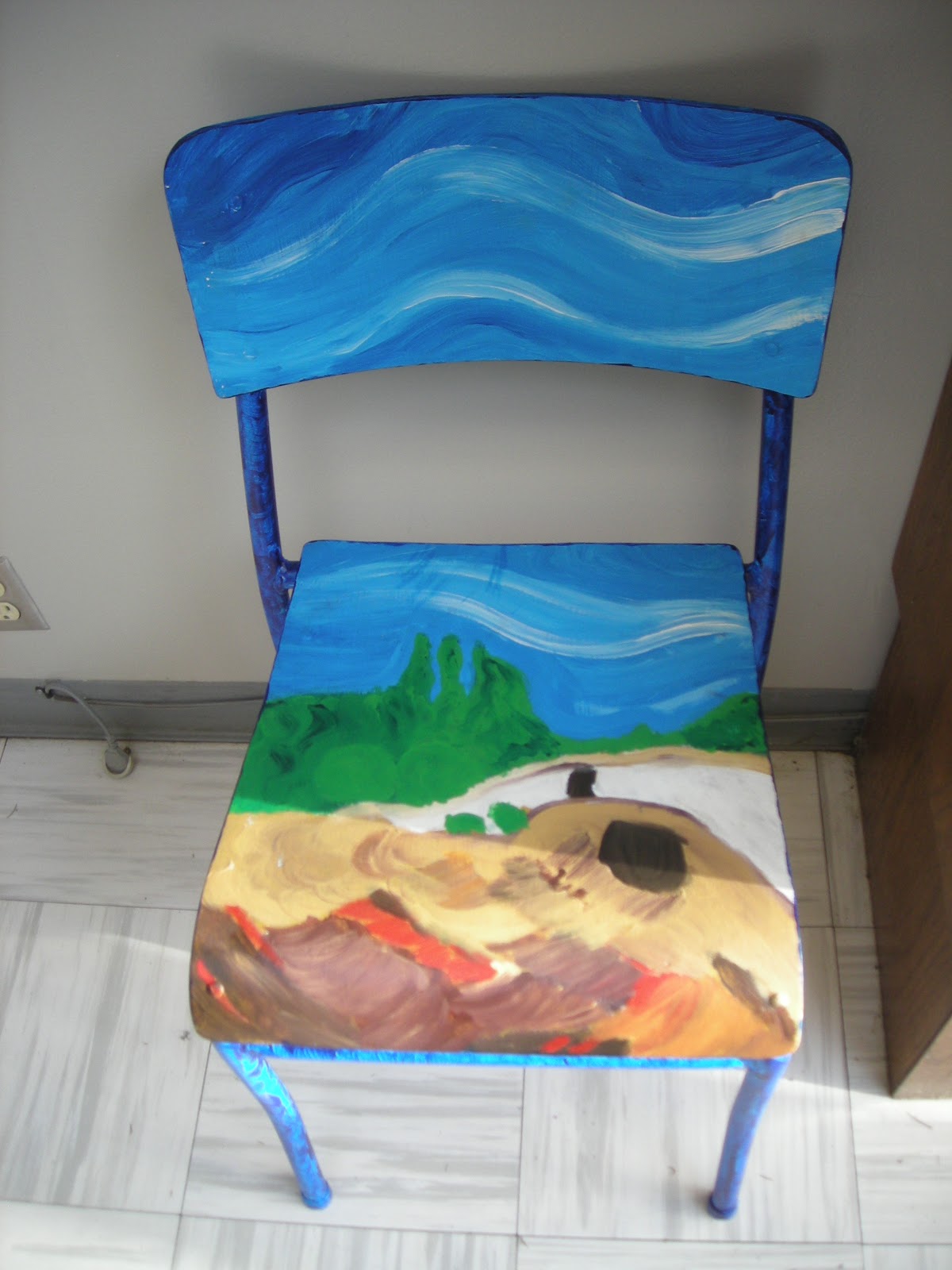 VCS ART: Grade 8 Final Painting Projects