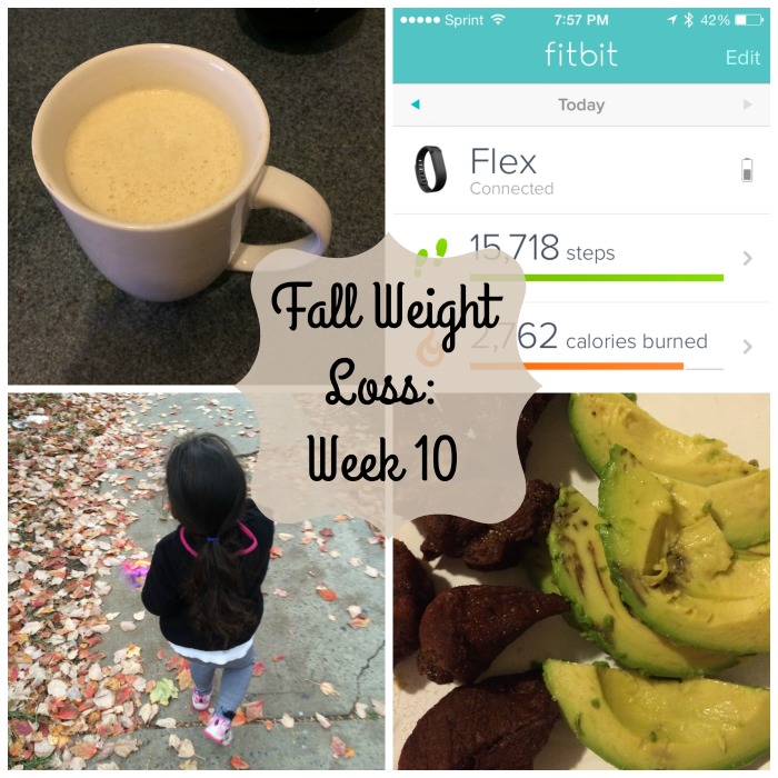 Fall Weight Loss: Week 10 - First Time Mom and Losing It