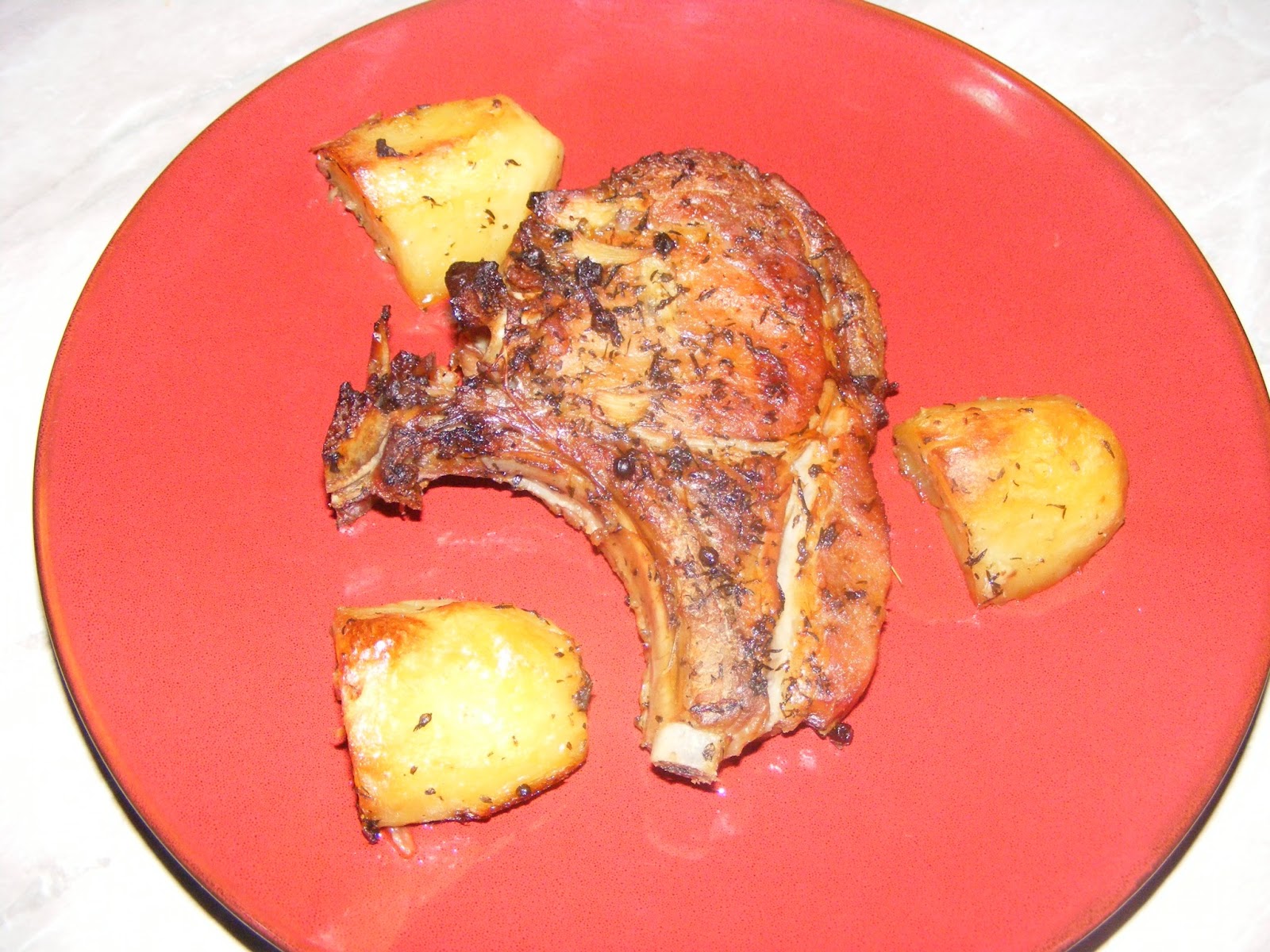 Friptura din cotlet de porc la cuptor | Preparatedevis.ro