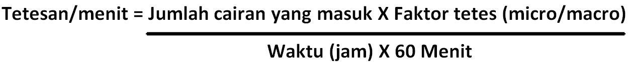 CARA MUDAH DAN CEPAT MENGHITUNG TETESAN INFUS | DUNIA KEPERAWATAN