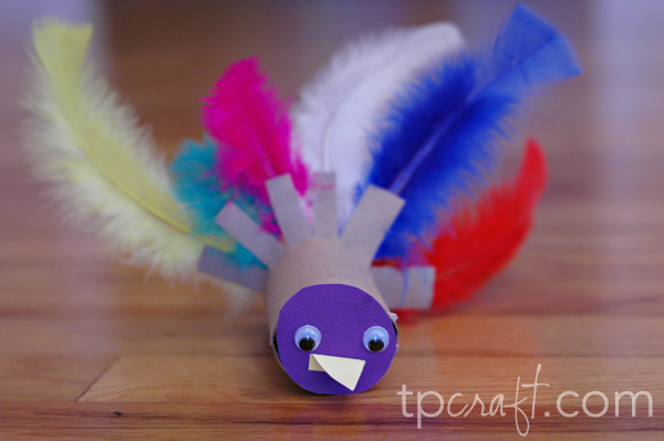 TPcraft.com: Cardboard Tube Turkey Feathers