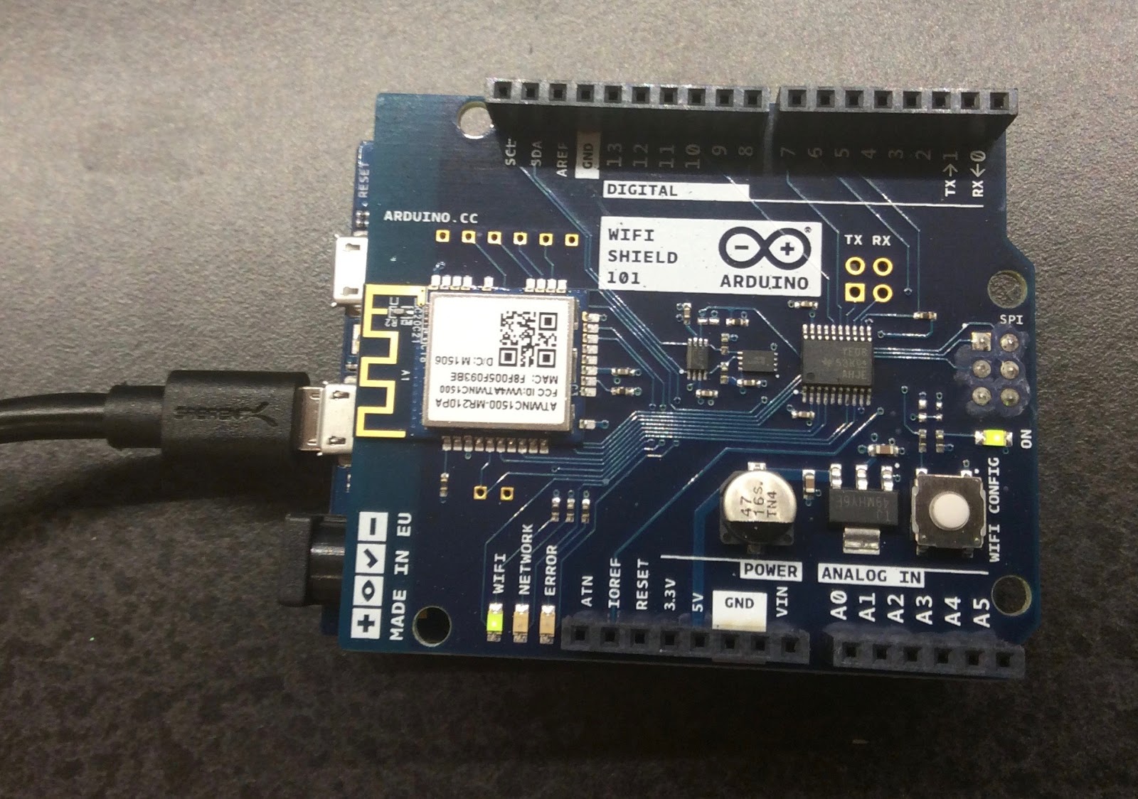 Spare Time Notebook: Getting Started with the Arduino WiFi Shield 101
