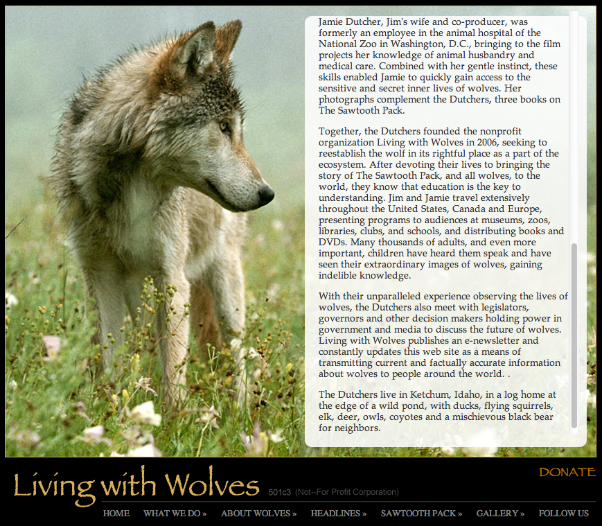 ERIPE LUPUS: IDFG ~IDAHO WOLVES