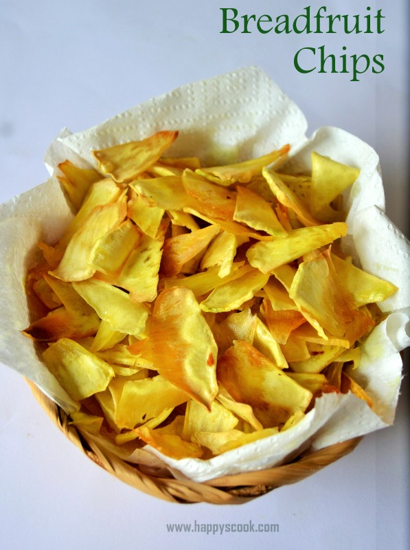 Kadachakka Chips Recipe | Breadfruit Chips | Cheema Chakka Chips | Happy's Cook