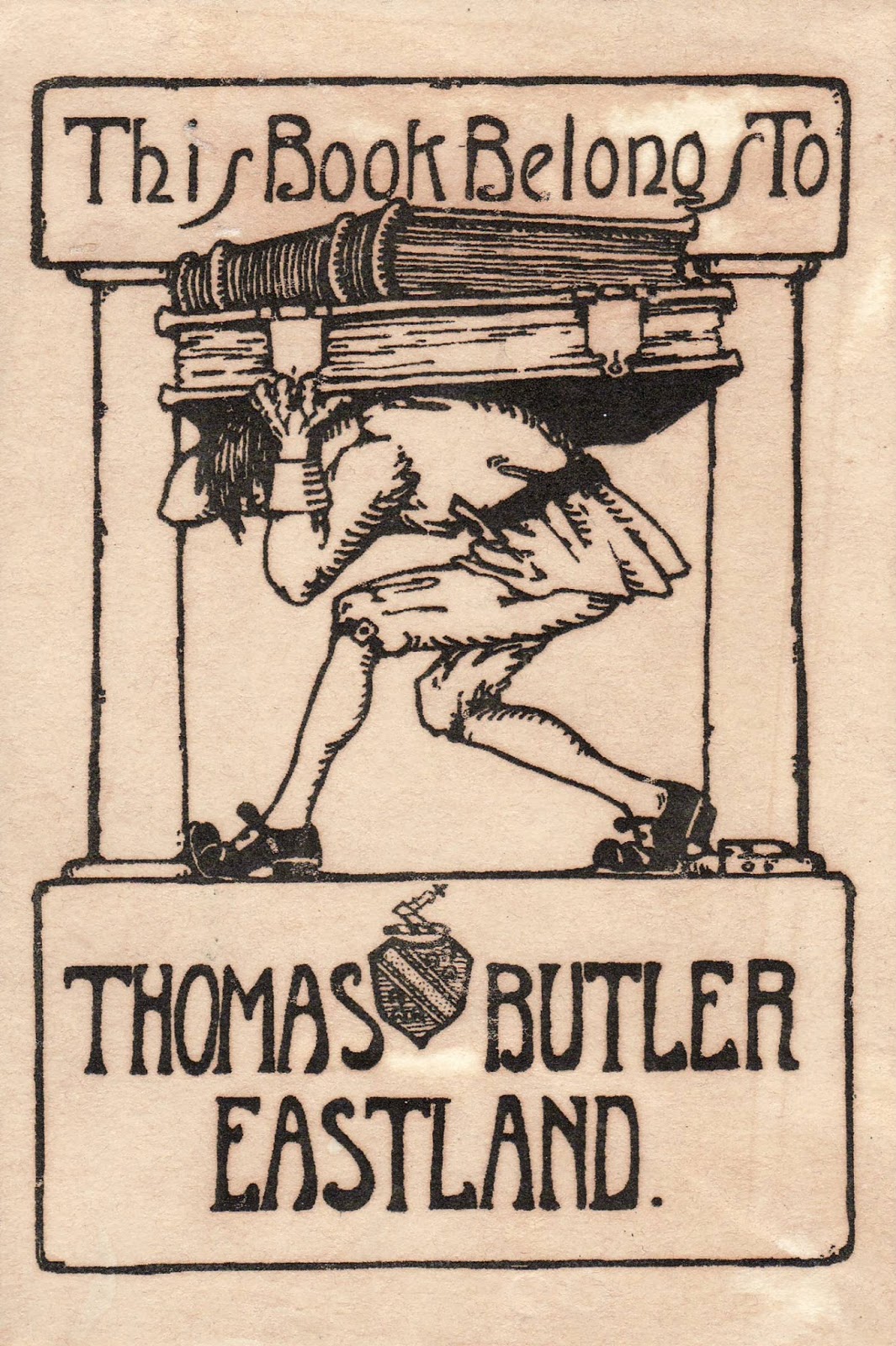 Thomas+Butler+Eastland. | Ex libris, Book plates, Book art