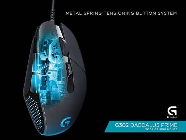 news: Tetikus Gaming Dari Logitech | G302 Daedalus Prime MOBA Kini Di ...