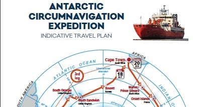 Rick Potvin's Virtual Circumnavigation of Antarctica to Decide if Earth ...