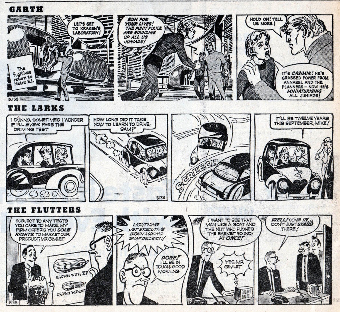 BLIMEY! The Blog of British Comics: Daily Mirror strips of the 1960s