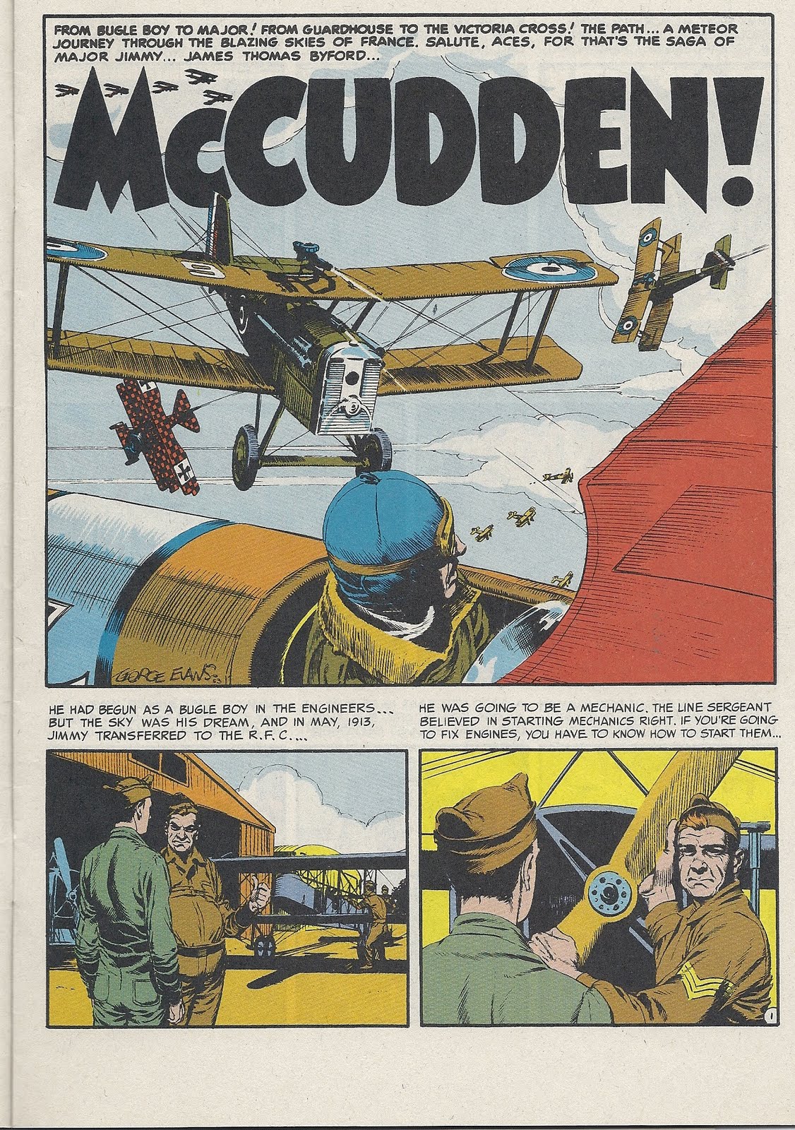 Chicken Fat: SUNDAY FUNNIES!! FRONTLINE COMBAT McCUDDEN!