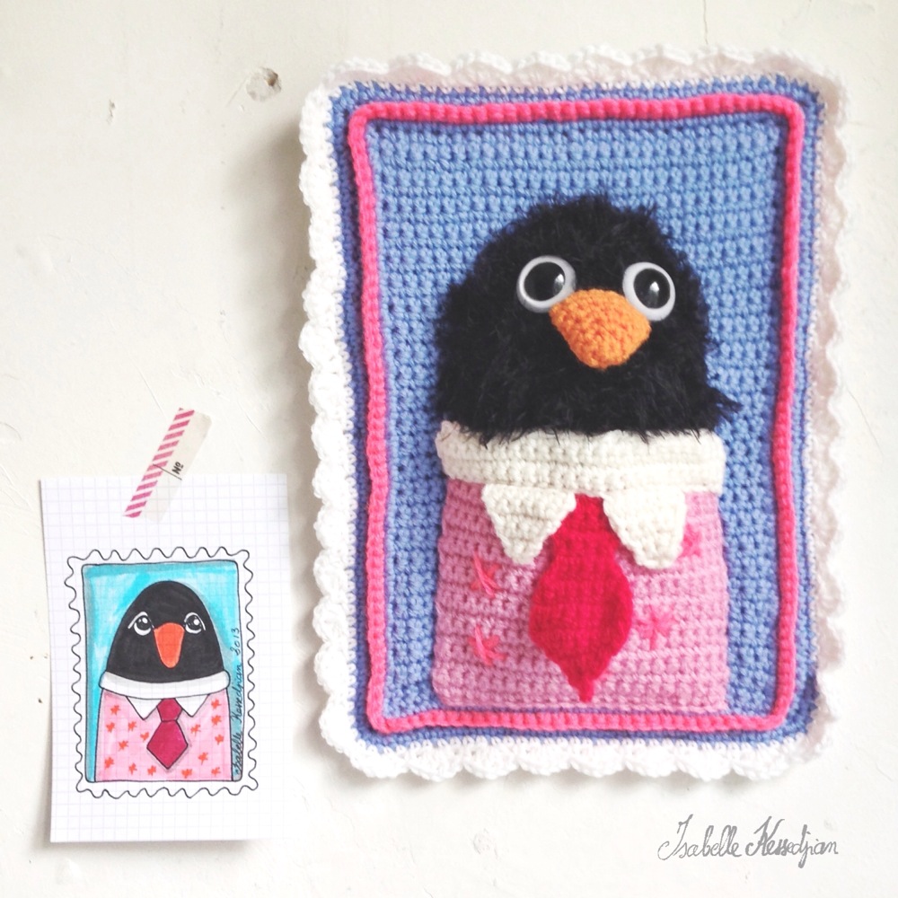 Isabelle Kessedjian: Un deuxième tableau au crochet.