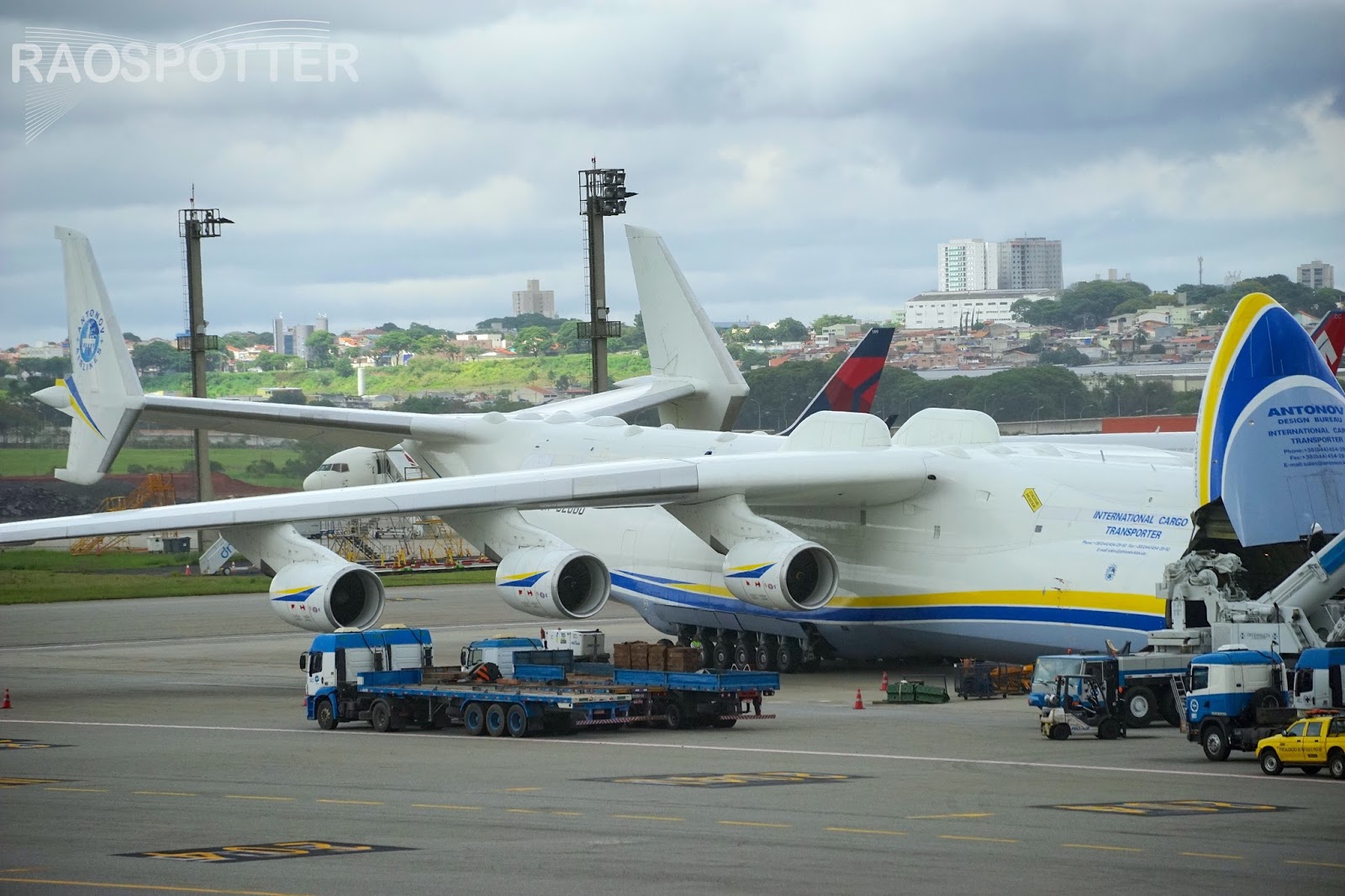 RAO SPOTTER: Antonov AN-225 em GRU!