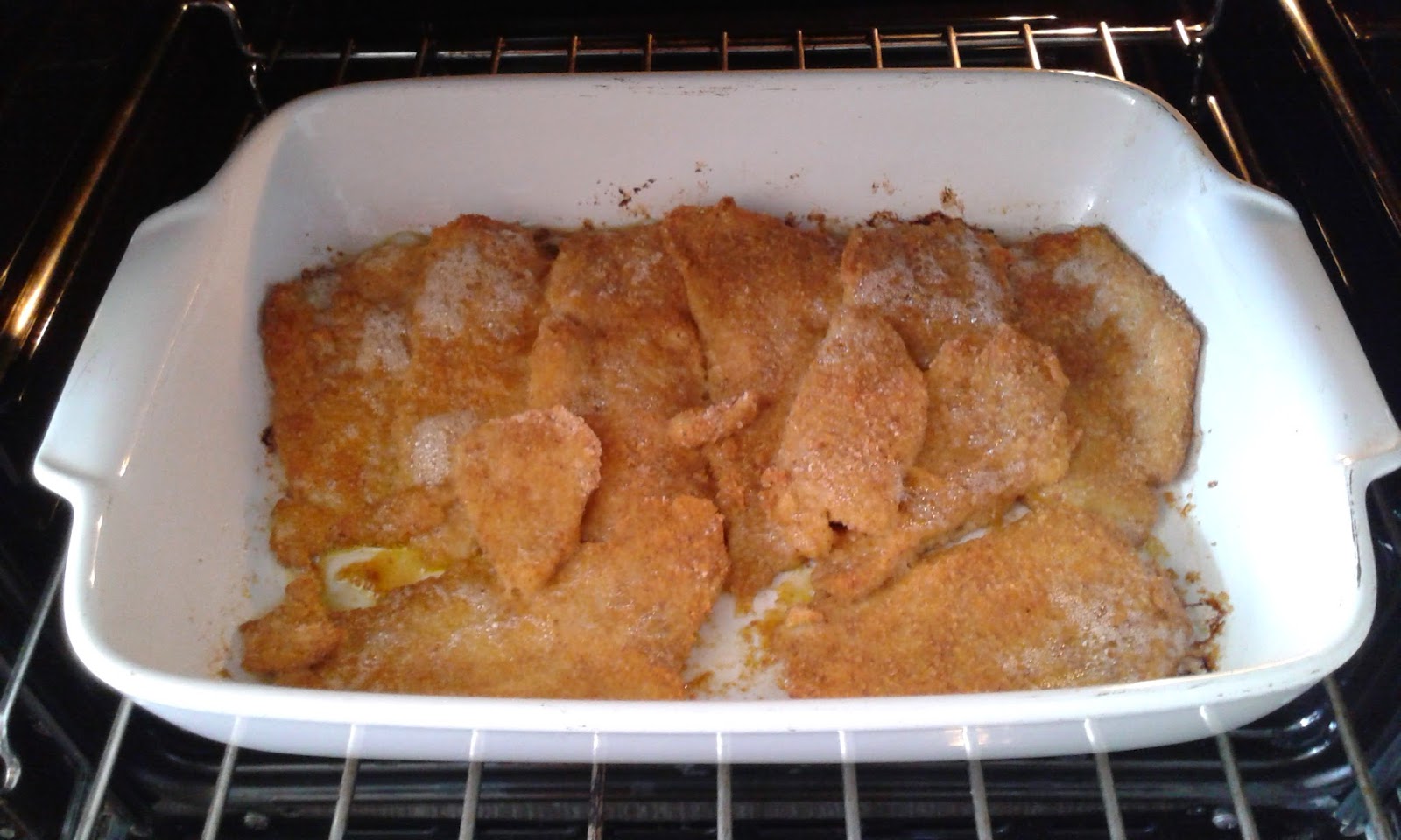 LARANJA & CHOCOLATE: Filetes de Pescada Panados no Forno