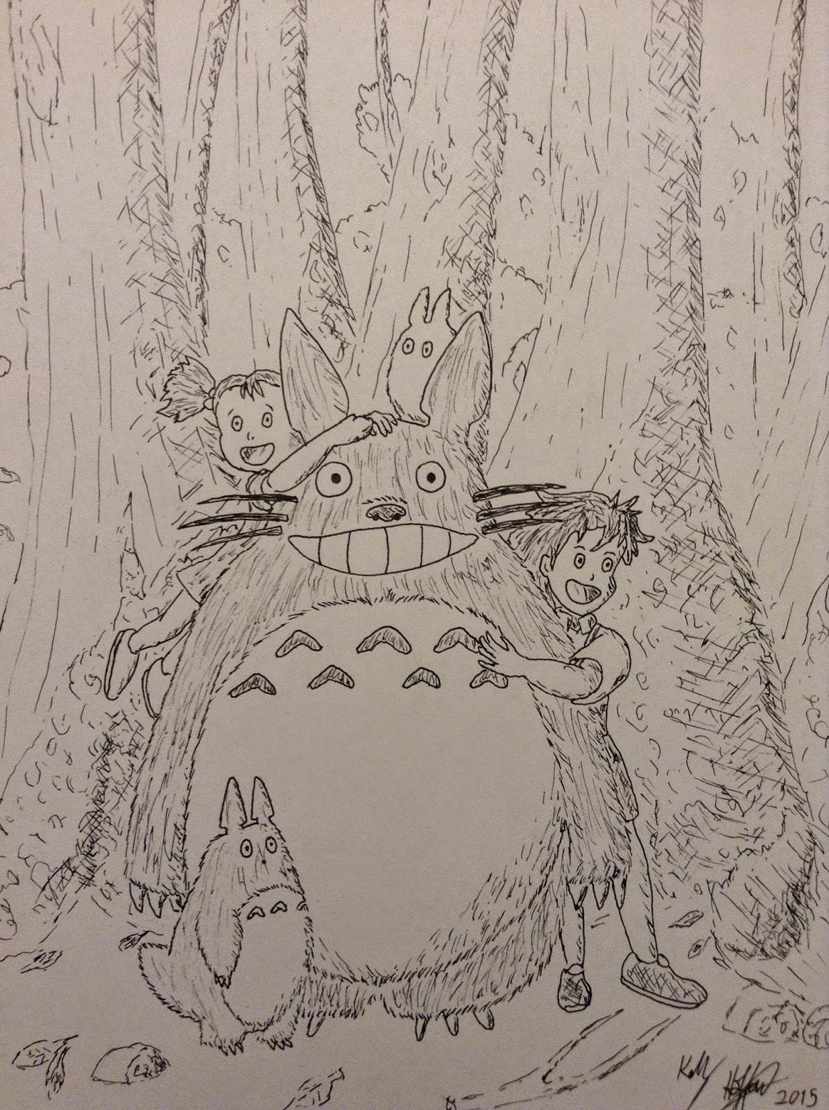 Full Metal Attorney: Studio Ghibli Drawings