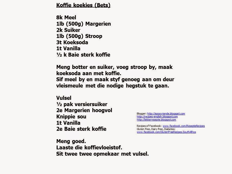 Lekker Resepte : Laaste resepte vir 2014 - Recipes made into pictures