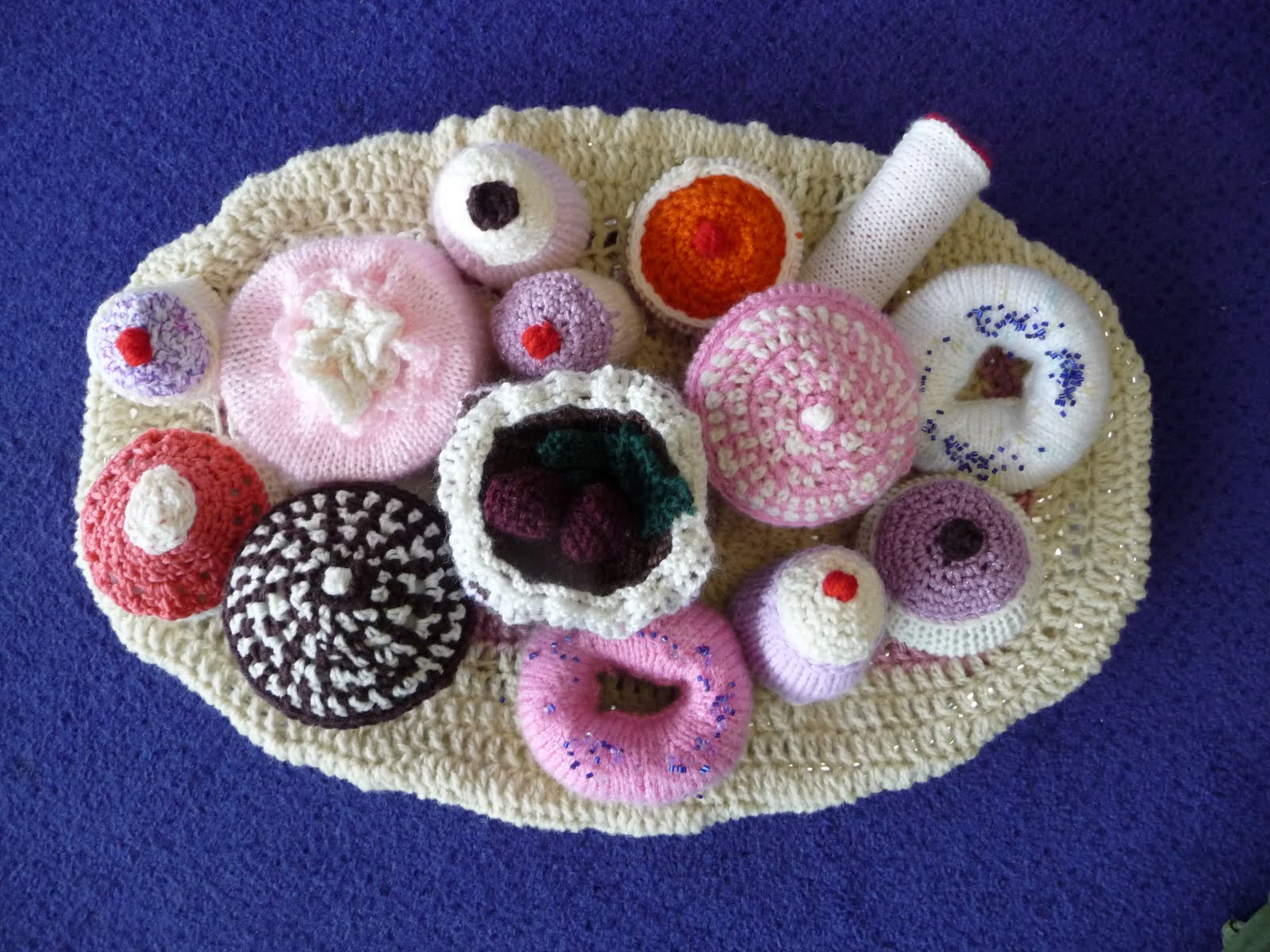 Blooming Marvellous ~ community knitted garden : BBC filmed us today