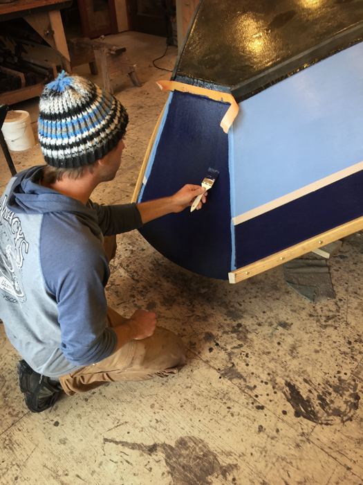 Nearing the finish line - Fretwater Boatworks