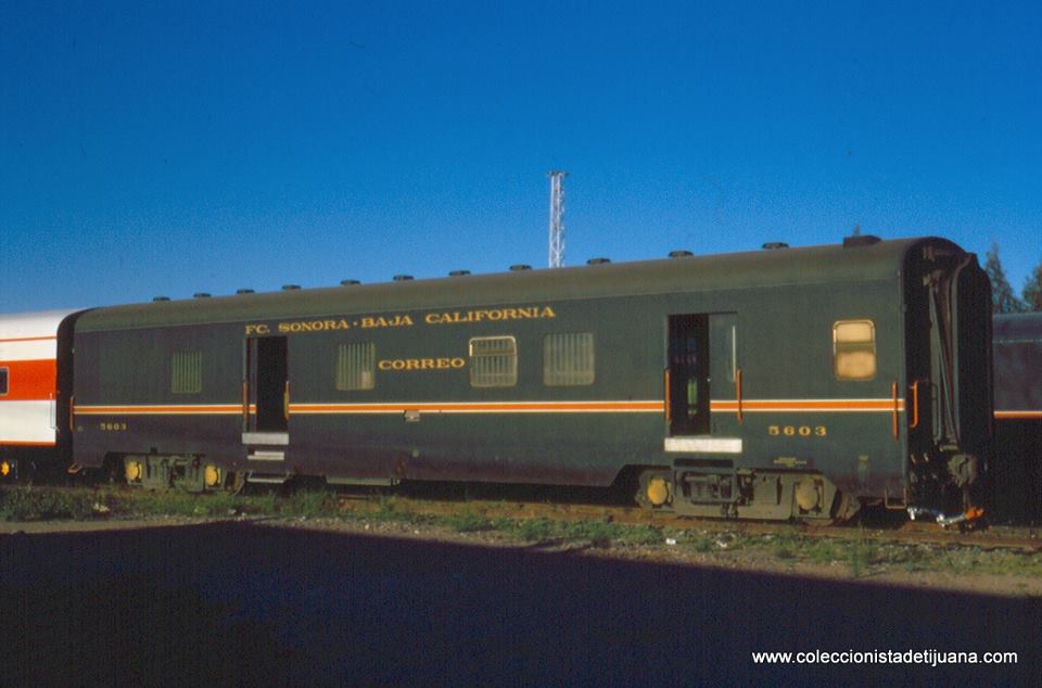 FERROCARRIL SONORA BAJA CALIFORNIA SBC: VAGONES