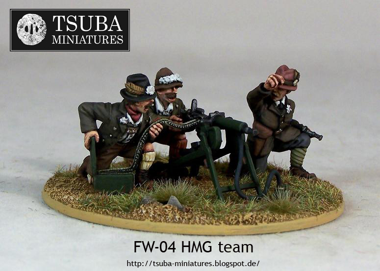 Wargame News and Terrain: Tsuba Miniatures: Freikorps Werdenfels