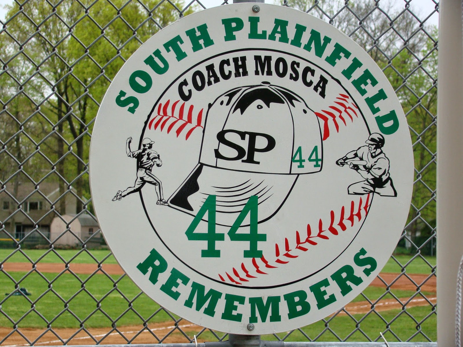 South Plainfield NJ Varsity Baseball Team: Coach Bill Mosca Flagpole ...