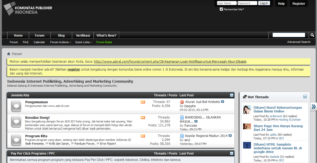 Cara Daftar Forum Internet Marketing "Ads-Id.com" - Zaenal Abu Khalid