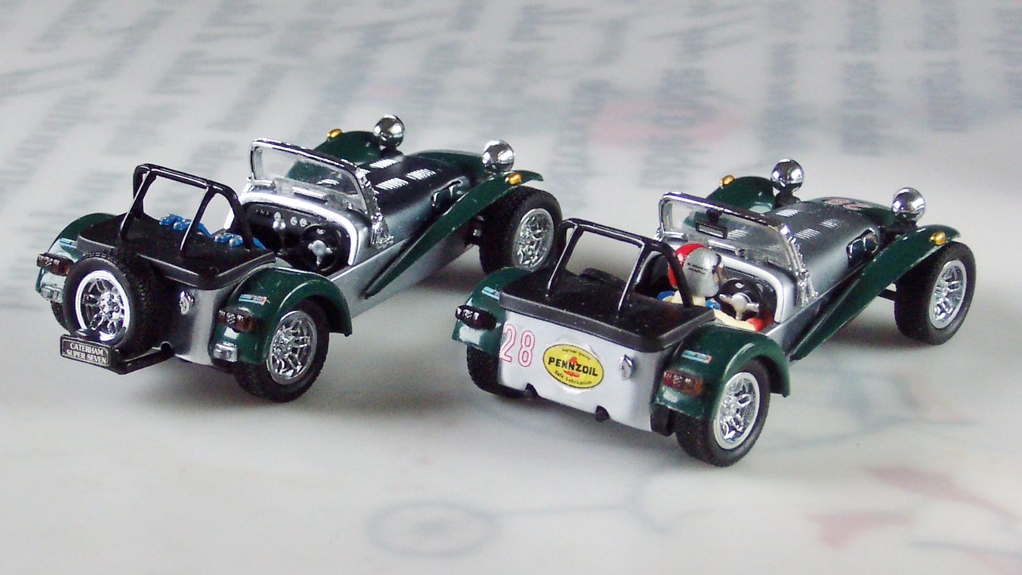 Modifications of 1:43 models: Caterham