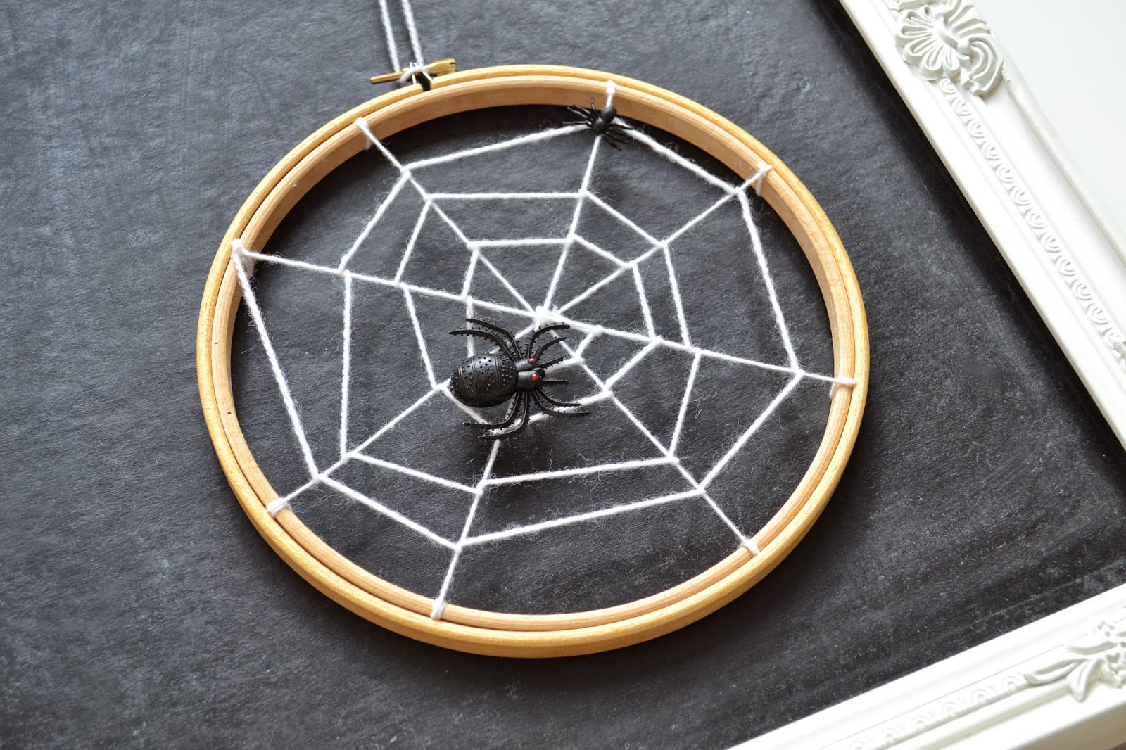 Embroidery Hoop Spider Web | The Things She Makes