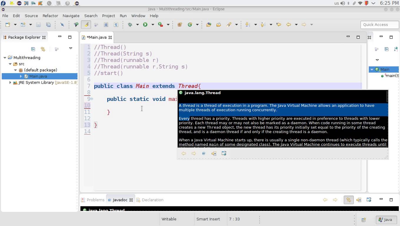 116 Java Advanced Multithreading Class Thread خاصية تعدد كورسات بالعربي