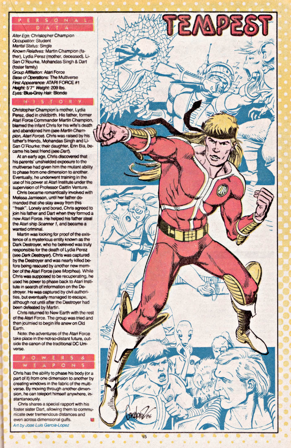 Fichas de Superheroes Marvel y DC: Tempest