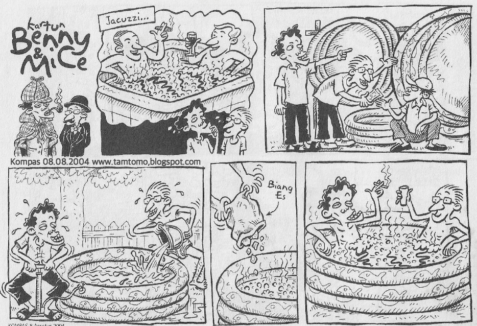 TamtomoVision: Kartun Benny & Mice Edisi 08 Agustus 2004: Jacuzzi