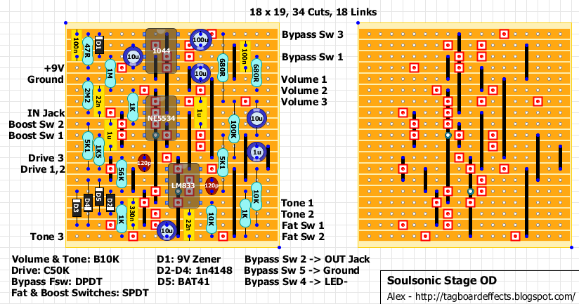 Guitar FX Layouts: SoulSonicFX - Stage Overdrive