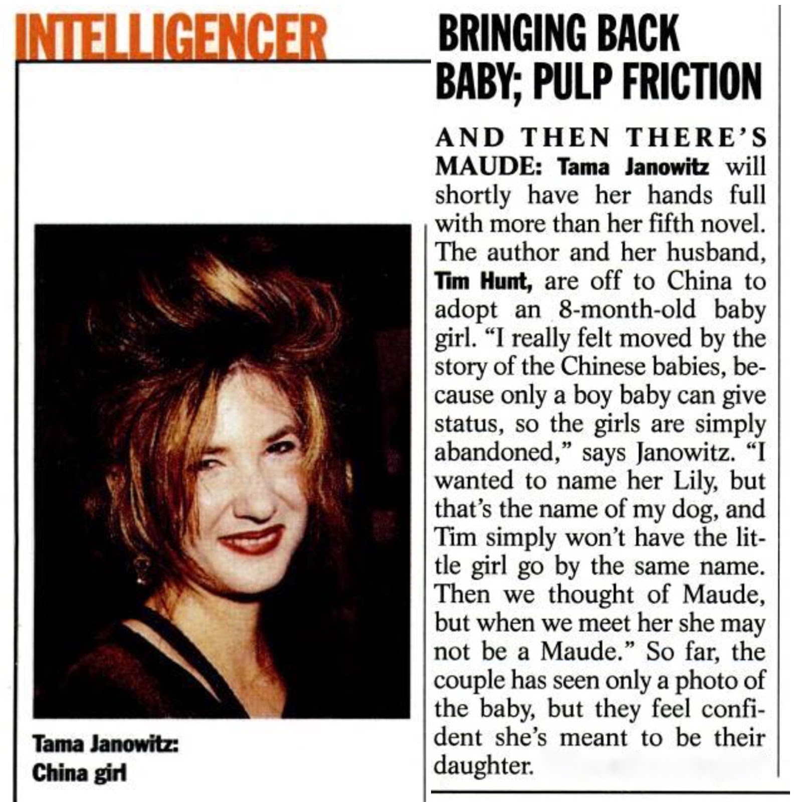 JILL ABRAMS: TAMA JANOWITZ'S ICONIC "SLAVES OF NEW YORK" - 30 YR ...