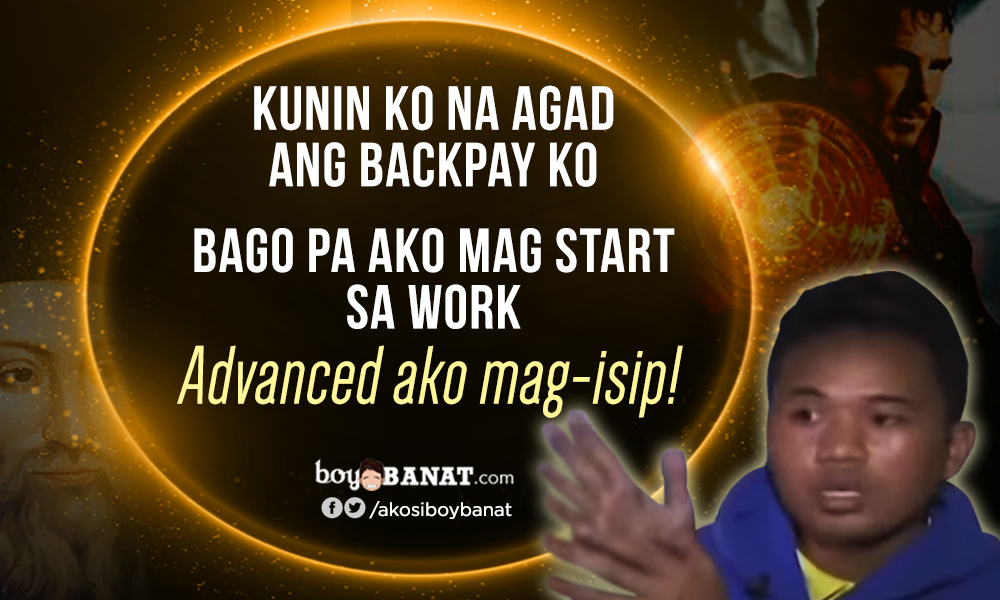 Advance Ako Mag-Isip Funny Jokes and Memes ~ Boy Banat