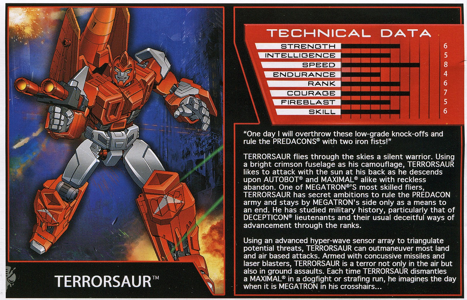 Transformers Bio Card Database: BWTF.com's Benson Yee Contributes!