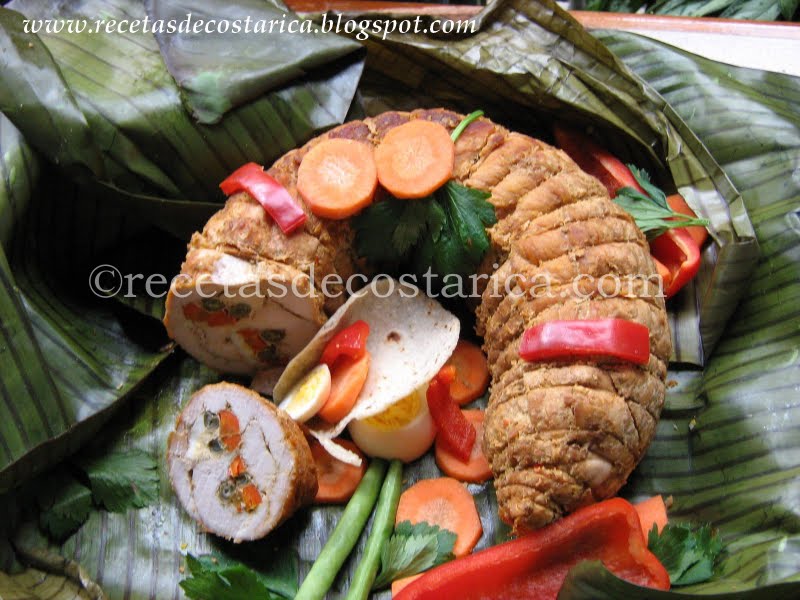Cocina Costarricense: lomo de cerdo relleno