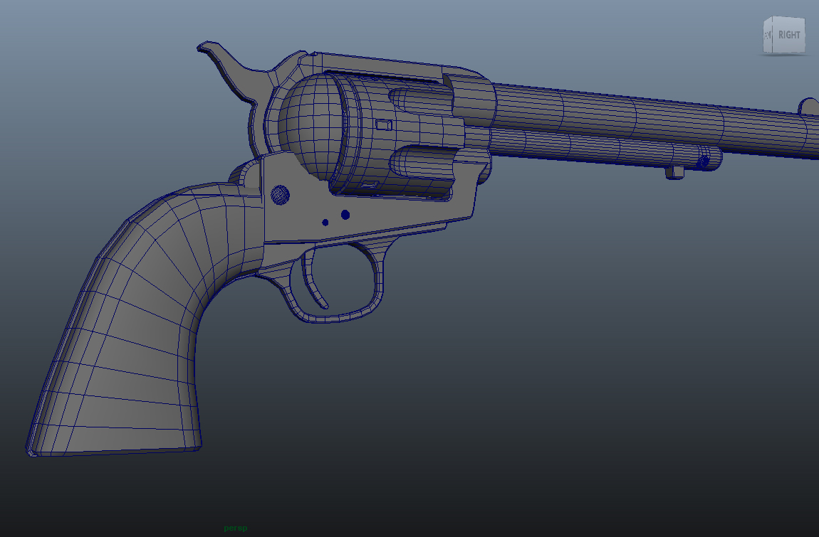 KOB Sketchblog: Colt Single Action Army Revolver Handle Update