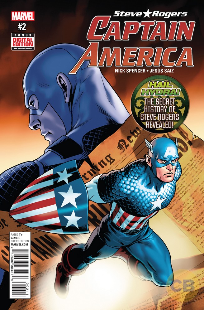 Preview de Capitão América: Steve Rogers #2 dá luz a toda polêmica da ...