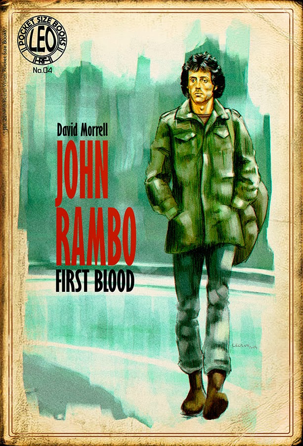 Leolux. Blog de Dibujo: Rambo First Blood, The Pulp Cover