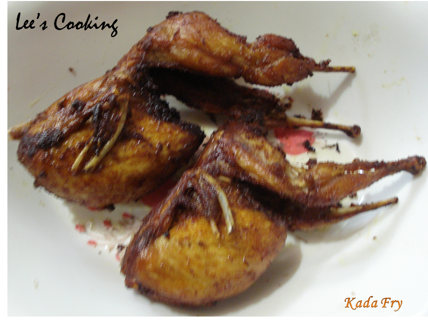 Lee’s Culinary Experiments : Kada Fry